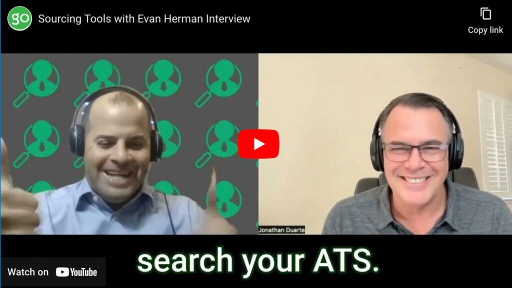 How do you choose the Right Sourcing Tools - with Evan Herman