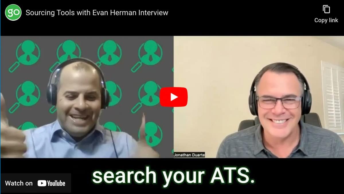 How do you choose the Right Sourcing Tools - with Evan Herman
